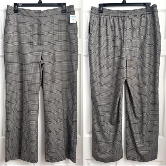 Halogen | Pants & Jumpsuits | Halogen Glen Plaid High Waist Pants Size ...